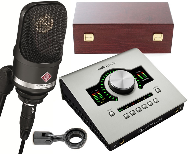 Neumann TLM 107 Black + Apollo Twin Duo | Sweetwater