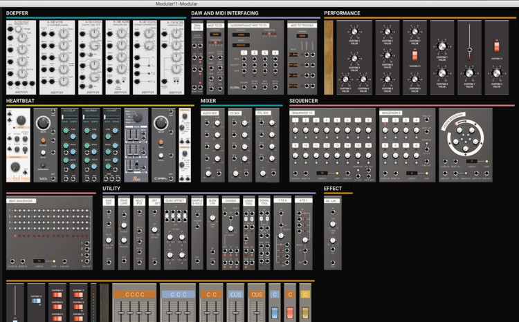 Softube Modular Basic Package Eurorack Synthesizer Virtual Instrument | Sweetwater