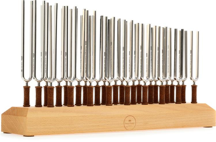 Meinl Sonic Energy Planetary Tuned Tuning Fork Set - 27-piece with Holder | Sweetwater