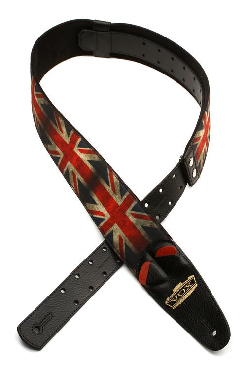 Vox Union Jack Strap - Mojo Black | Sweetwater