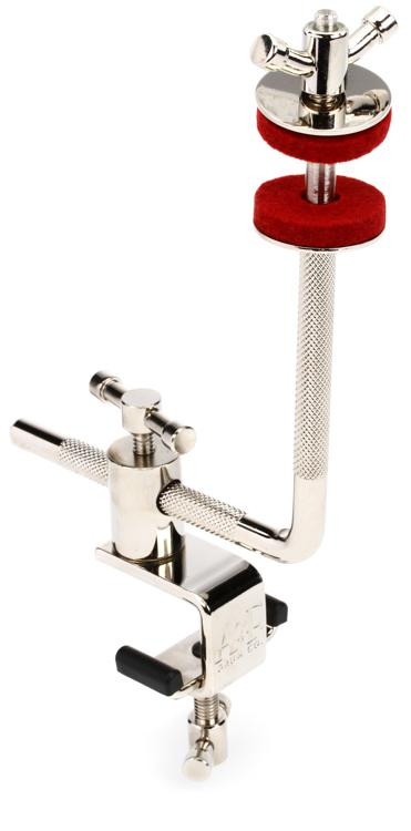 A&F Drum Company AHMCNLA Hoop Clamp with L-Arm - Nickel | Sweetwater