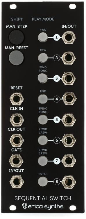 Erica Synths Sequential Switch V2 Sequencer Eurorack Module | Sweetwater