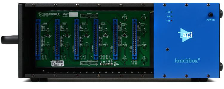 API 500-6B 6-slot 500 Series Lunchbox | Sweetwater