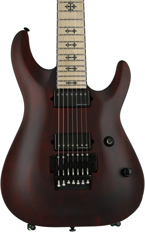Schecter Jeff Loomis JL-7 with Floyd Rose - Vampyre Red Satin | Sweetwater