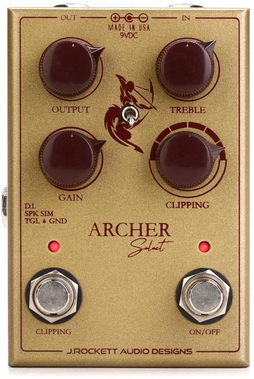 J. Rockett Audio Designs Archer Select Boost/Overdrive Pedal | Sweetwater