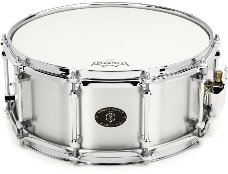 Noble & Cooley Alloy Classic Aluminum Snare Drum - 6-inch x 14-inch ...