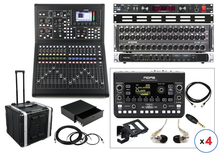 Midas M32R LIVE 40-channel Digital Mixer with Stagebox and Personal ...
