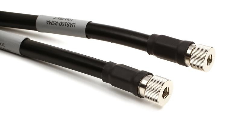 Shure UA8100-RSMA Extension Cable - 100 foot | Sweetwater