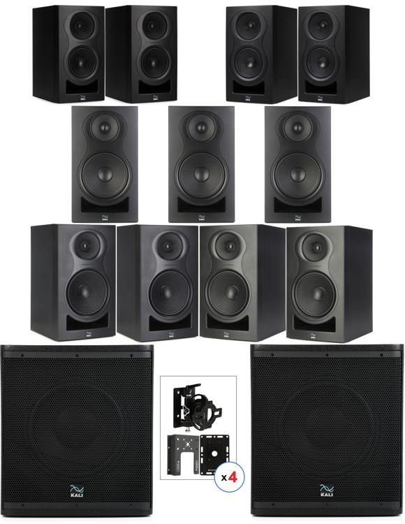Kali Audio 7.1.4 Immersive Audio Studio Monitor System | Sweetwater
