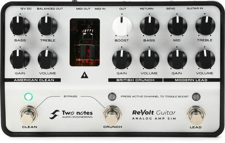Two Notes ReVolt Guitar Amp Simulator Pedal | Sweetwater