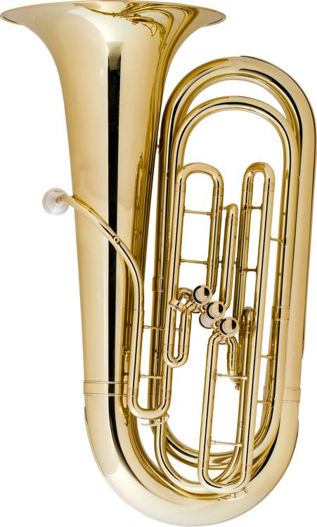 King 1135W 3/4-size Student BBb Tuba - Clear Lacquer | Sweetwater