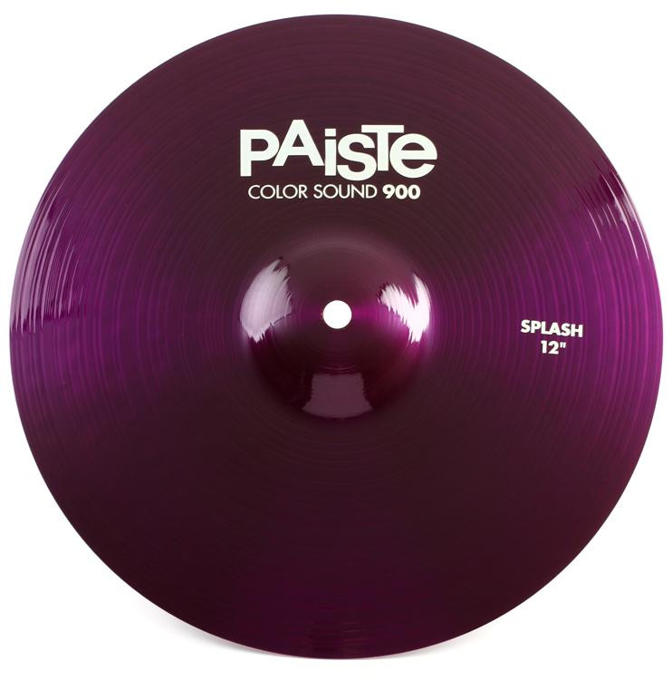 Paiste 12 inch Color Sound 900 Purple Splash Cymbal | Sweetwater