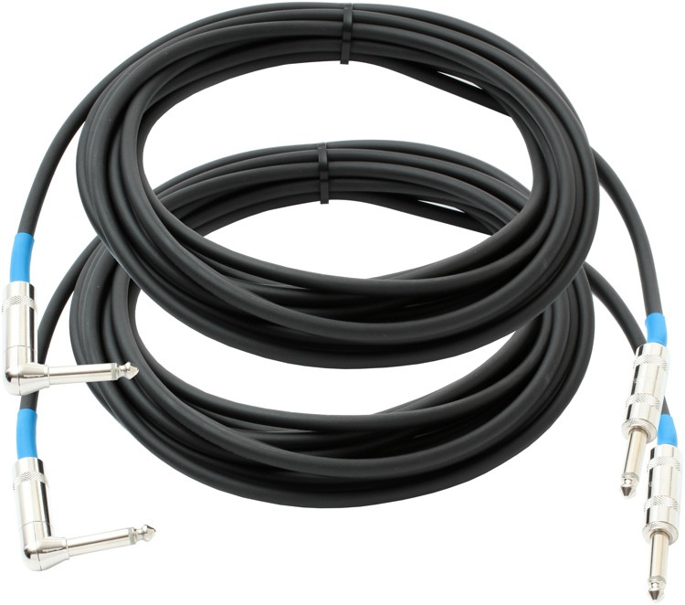 Pro Co EGL-20, 2-pack Excellines Instrument cable, 20' | Sweetwater