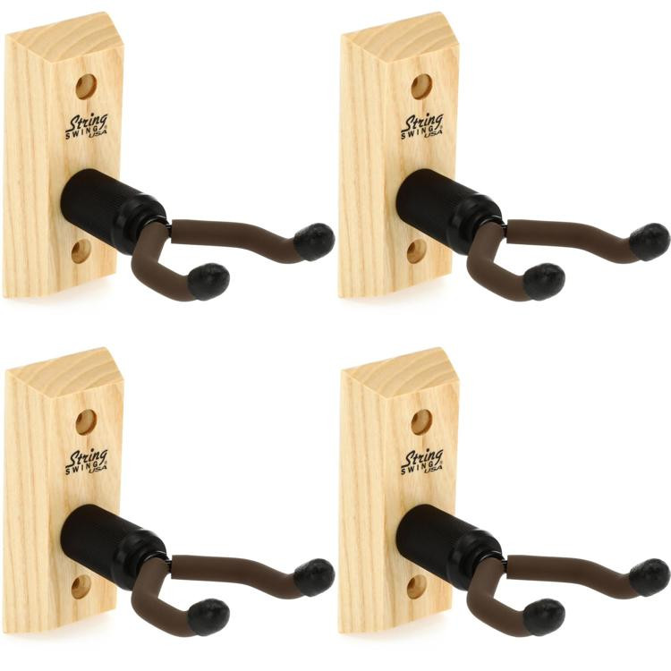 String Swing CC01UK Ukulele/Mandolin Keeper Hanger - Ash (4-Pack ...