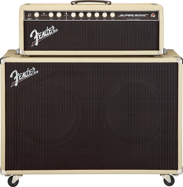 Fender Super-Sonic 212 Enclosure - Blonde / Oxblood - Blonde / Oxblood ...