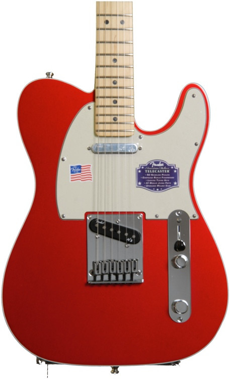 Fender American Deluxe Telecaster - Candy Apple Red, Maple | Sweetwater