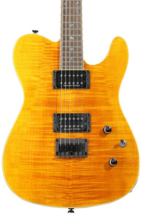 Fender Special Edition Custom Telecaster FMT HH - Amber | Sweetwater