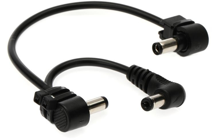 Vertex Effects 2.1mm-2.5mm-2.1mm Voltage Doubling DC Cable - 6-inch ...
