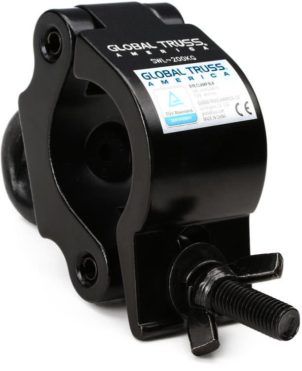Global Truss Eye Clamp BLK Pro Truss Clamp with Eyebolt - Black ...