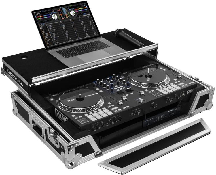 Odyssey FZGSRANEONEW1 Rane One Flight Case with 1U Rack Space and Glide ...