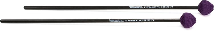 Innovative Percussion F4 Fundamental Hard Vibraphone Mallets - Purple ...