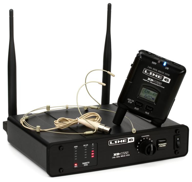Line 6 XD-V55HS Digital Wireless Headset System - Tan | Sweetwater