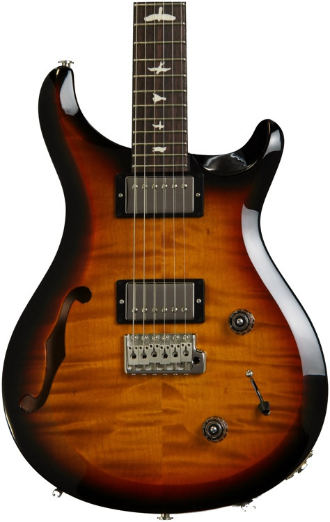 PRS S2 Custom 22 Semi-hollow - Tri-color Sunburst Reviews | Sweetwater