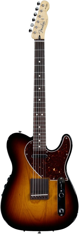 Fender Acoustasonic Tele - 3-Tone Sunburst | Sweetwater