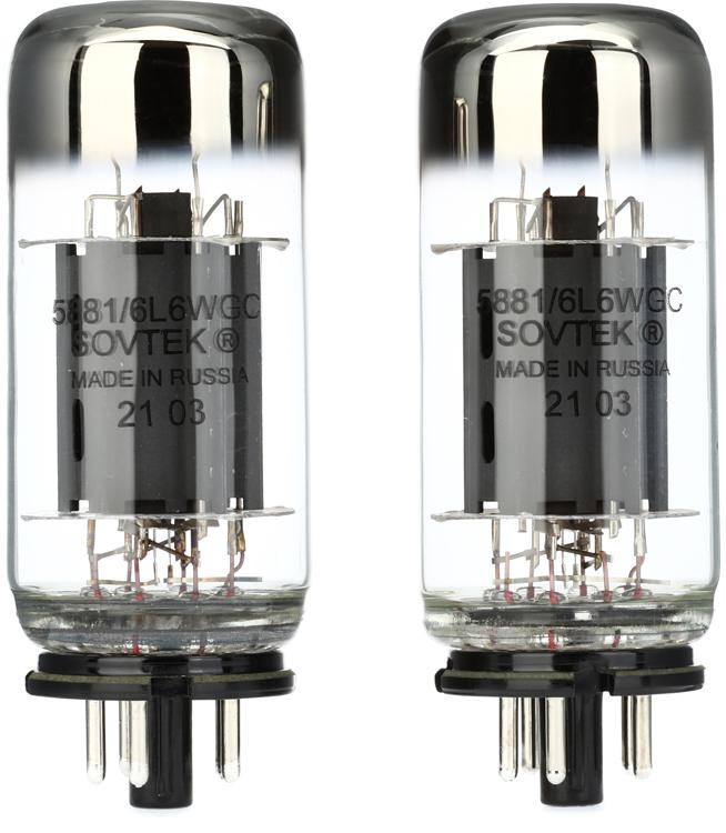 Sovtek 5881/6L6WGC Power Tubes - Matched Duet | Sweetwater