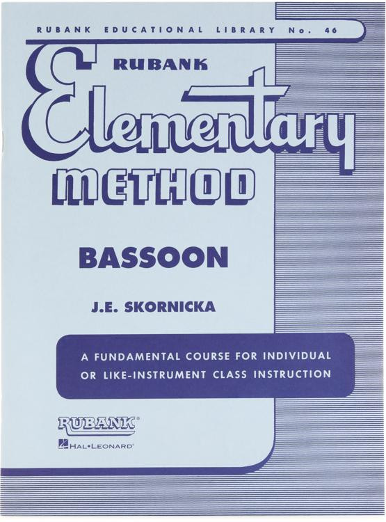 Hal Leonard Rubank Elementary Method for Band - Bassoon - Volume 1 ...