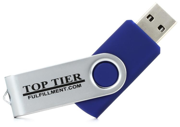 Top Tier QuickStick USB Flash Drive - 16 GB, USB 2.0 | Sweetwater