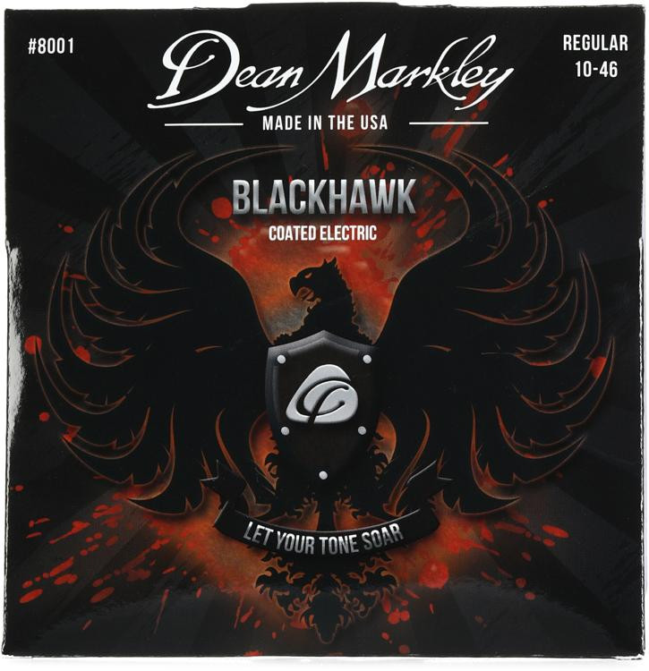 Dean Markley Blackhawk Coated Electric Guitar Strings - Regular, .010 ...