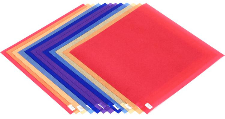 Apollo Design Theater Gel Pack 12-pack Assorted 12" x 12" Gel Filter ...