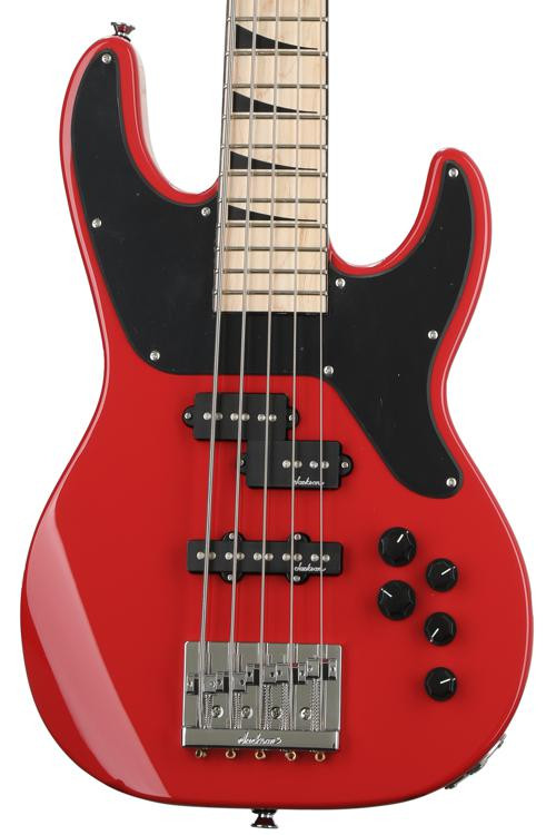 Jackson Concert Bass CBXNTM V - Fiesta Red | Sweetwater