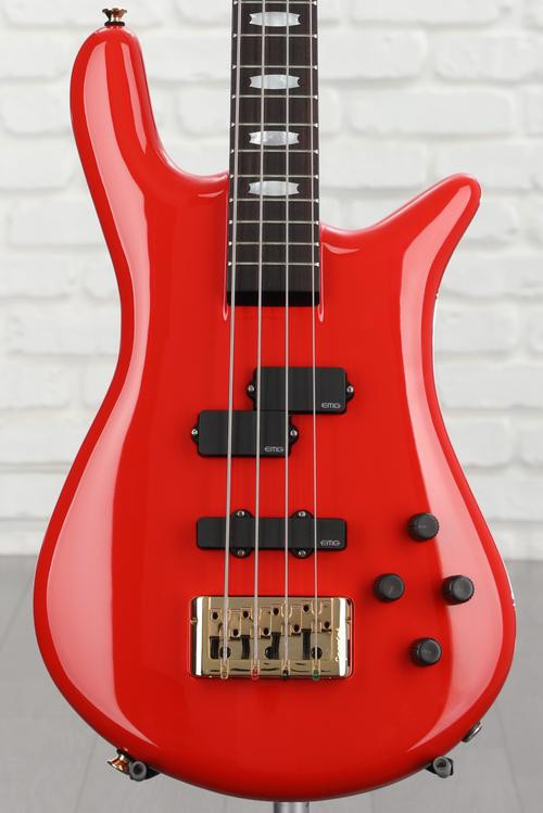 Spector Euro 4 Classic Bass Guitar - Solid Red | Sweetwater