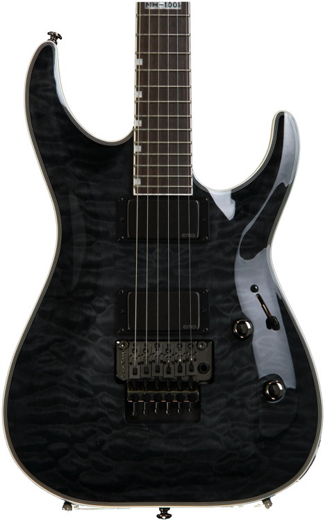 ESP LTD MH-1001 w/Floyd Rose - See Thru Black | Sweetwater