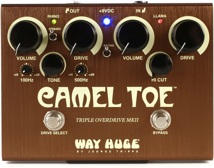 Way Huge Camel Toe MKII Triple Overdrive Pedal | Sweetwater