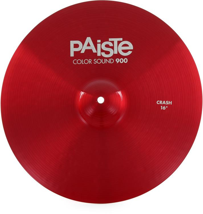 Paiste 16 inch Color Sound 900 Red Crash Cymbal | Sweetwater