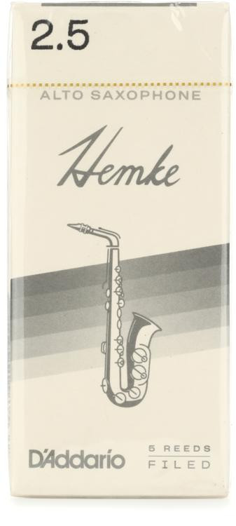 D'Addario RHKP5ASX250 - Frederick L. Hemke Alto Saxophone Reeds - 2.5 ...