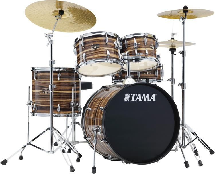 Tama Imperialstar IE50C 5-piece Complete Drum Set with Snare Drum and ...
