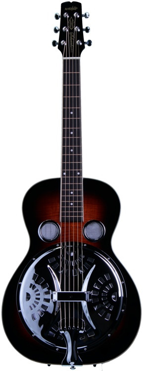 Wechter Guitars Scheerhorn Resonator Maple - R Hole, Antique Sunburst ...