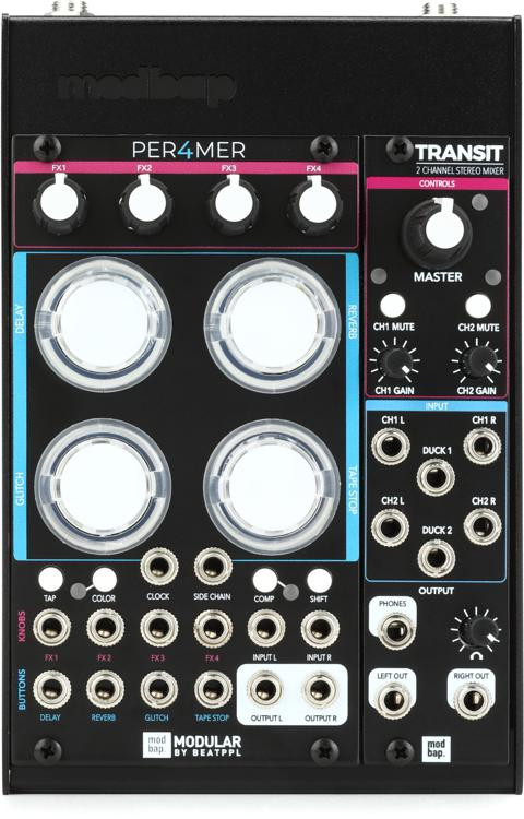 Modbap Modular Per4mer Mini-System Tabletop Eurorack Performance Bundle | Sweetwater