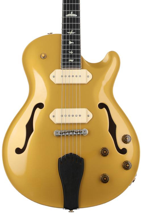 PRS Private Stock #9901 Singlecut Archtop Electric Guitar - Gold Top ...
