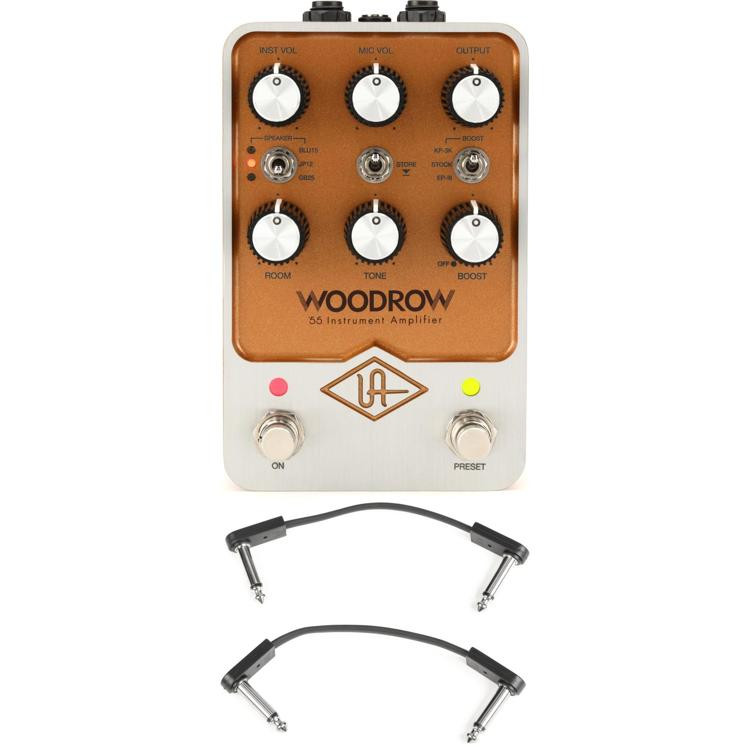Universal Audio Woodrow '55 Instrument Amplifier Pedal with 3 Patch ...
