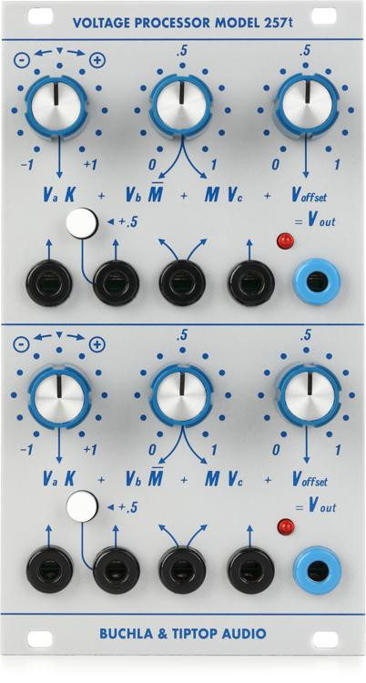 Tiptop Audio Buchla 257t Dual Control Voltage Processor Eurorack Module ...