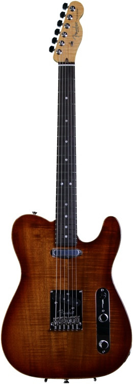 Fender Select Carved Koa Top Telecaster - KOA Sienna Edge Burst ...