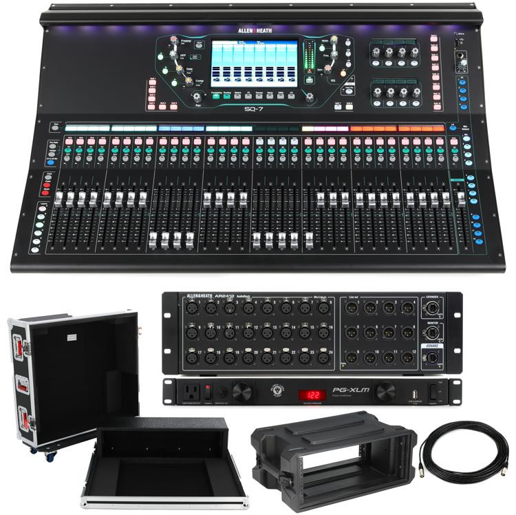 Allen & Heath SQ-7 48-channel Digital Mixer Stage Bundle | Sweetwater