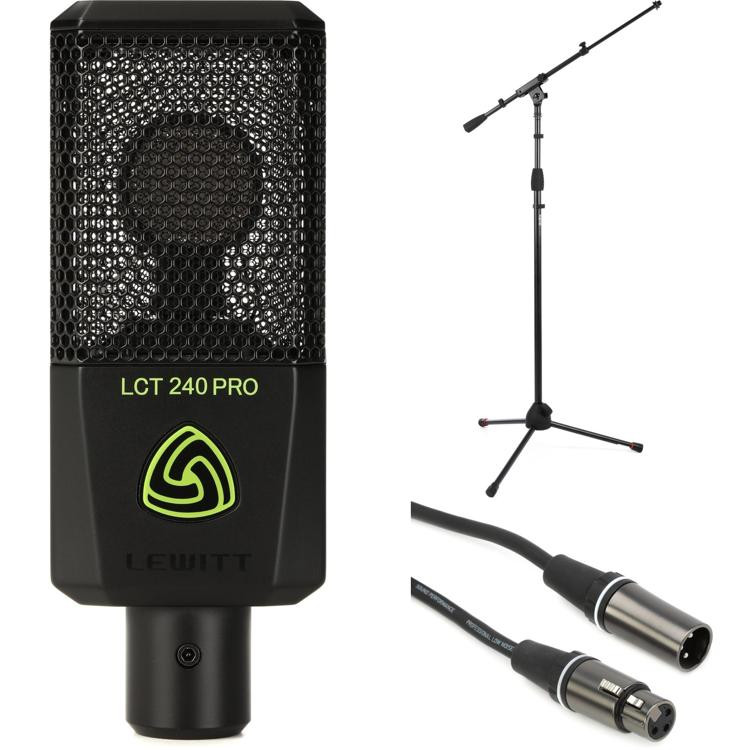 Lewitt LCT 240 PRO Value Pack Condenser Microphone With Stand and Cable ...
