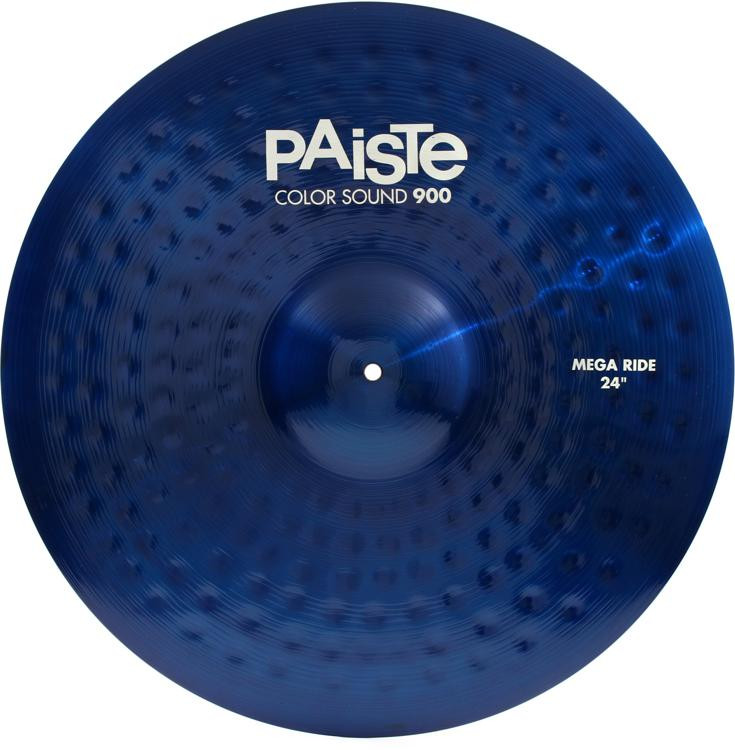 Paiste 24 inch Color Sound 900 Blue Mega Ride Cymbal | Sweetwater