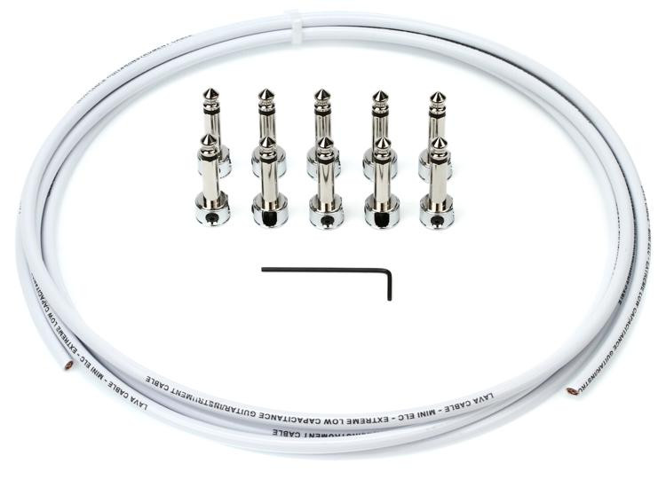 Lava Cable LCPTKTR-W Piston Pedalboard Cable Kit - 10 foot White ...